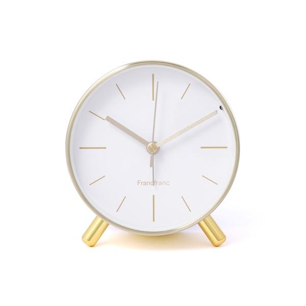 ZOZO問い合わせ番号:81486390ショップ:Francfranc，フランフランブランド:Francfranc，フランフラン商品名:ゴールドフレーム テーブルクロックカテゴリ:インテリア>置時計ブランド品番:11110500477...