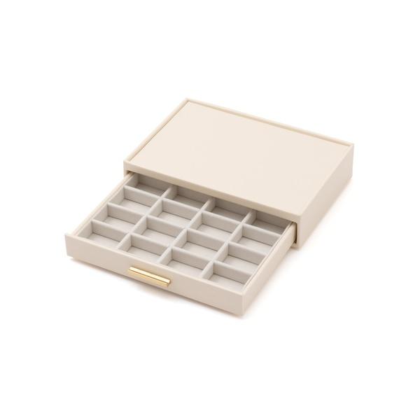 ZOZO問い合わせ番号:81486436ショップ:Francfranc，フランフランブランド:Francfranc，フランフラン商品名:スタッキングジュエリーボックス リング ピアス ホワイトカテゴリ:インテリア>収納グッズブランド品...