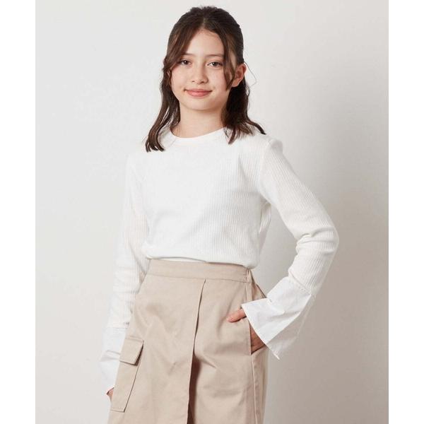 『セール実施中』ZOZO問い合わせ番号:81488020ショップ:a.v.v，アー・ヴェ・ヴェブランド:a.v.v，アーヴェヴェ商品名:[140-150]フリル袖カットソーカテゴリ:トップス>Tシャツ/カットソーブランド品番:KJKE...