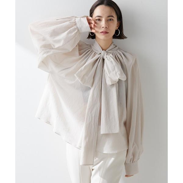 ZOZO問い合わせ番号:81522806ショップ:Whim Gazette，ウィムガゼットブランド:Whim Gazette，ウィムガゼット商品名:ローンボウタイブラウスカテゴリ:トップス>シャツ/ブラウスブランド品番:WGZ1041...