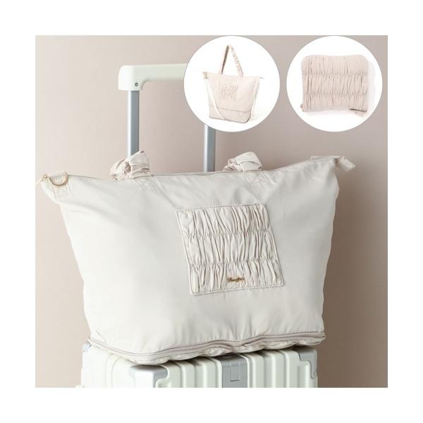 ZOZO問い合わせ番号:81526061ショップ:Francfranc，フランフランブランド:Francfranc，フランフラン商品名:クラシックフラワー 2WAYキャリーオントート ライトピンク　撥水加工 旅行 トラベル 拡張 軽量カテゴ...