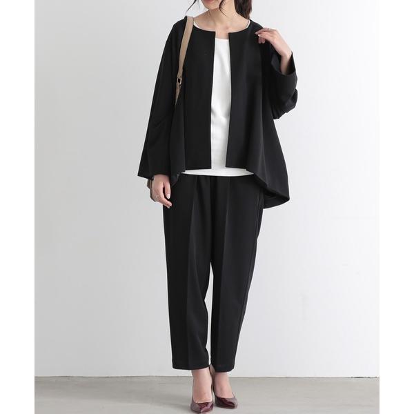 『タイムセール実施中』ZOZO問い合わせ番号:81559259ショップ:and it_，アンドイットブランド:and it_，アンドイット商品名:オケージョン ノーカラーゆるセットアップカテゴリ:ジャケット/アウター>セットアップブラ...