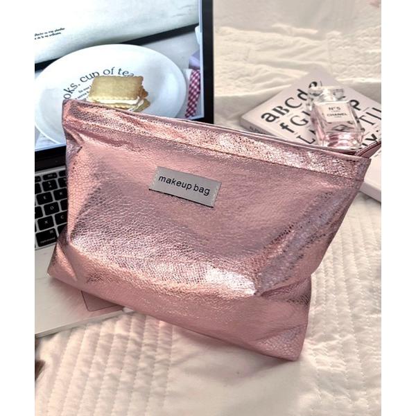 『タイムセール実施中』ZOZO問い合わせ番号:81560218ショップ:CERCA，チェルカブランド:Pochi Pouch，ポチポーチ商品名:Pochi Pouch/シャイニー ジップ コスメ ポーチカテゴリ:財布/小物>ポーチブラ...