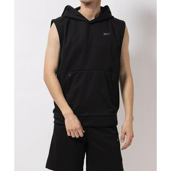 『セール実施中』ZOZO問い合わせ番号:81592806ショップ:Reebok，リーボックブランド:Reebok，リーボック商品名:ストレングス スリーブレス フーディー / STRENGTH SLVLS HOODIEカテゴリ:トップス&g...