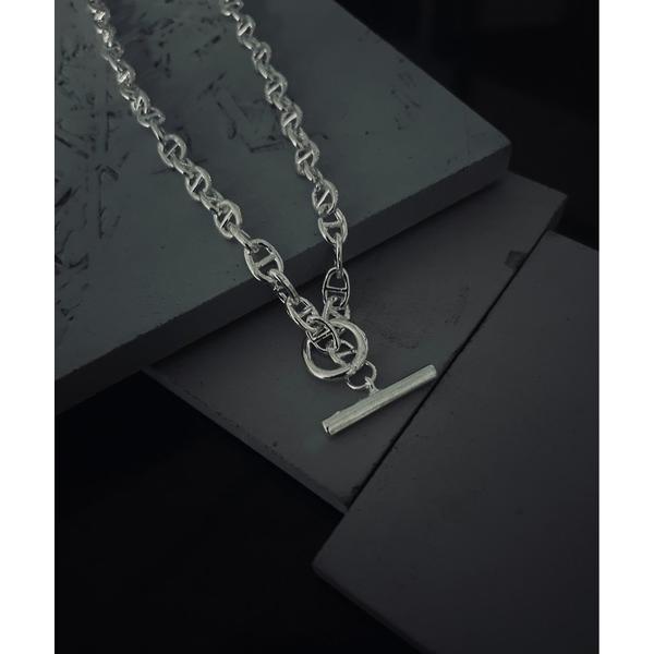 『セール実施中』ZOZO問い合わせ番号:81593053ショップ:BURNER，バーナーブランド:Burner，バーナー商品名:【OKUOKU　0909】アンカーチェーン デザイン ネックレス oku-neck-00235 Nカテゴリ:アク...