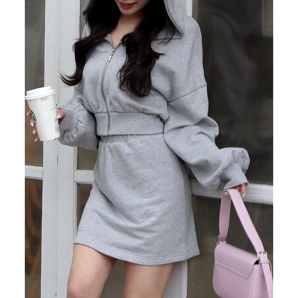 ZOZO問い合わせ番号:81594740ショップ:ROYAL PARTY，ロイヤルパーティーブランド:ROYAL PARTY，ロイヤルパーティー商品名:【ZOZO限定】ZIP UPパーカー×ミニスカートカテゴリ:ジャケット/アウター>...