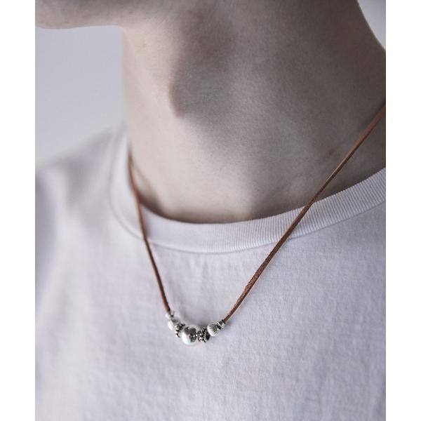 ZOZO問い合わせ番号:81657132ショップ:MR.OLIVE，ミスターオリーブブランド:WALK IN CLOSET，ウォークインクローゼット商品名:SENTI_SILVER BEADS CHOKERカテゴリ:アクセサリー>ネッ...