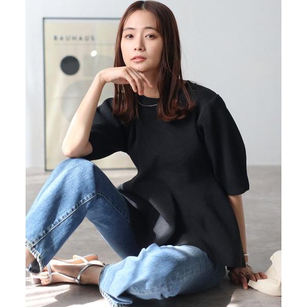 『タイムセール実施中』ZOZO問い合わせ番号:81693481ショップ:Bonjour Sagan，ボンジュールサガンブランド:each，イーチ商品名:半袖ペプラムニットプルオーバーカテゴリ:トップス>ニット/セーターブランド品番:1...