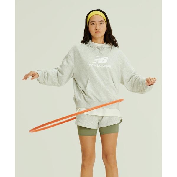 『タイムセール実施中』ZOZO問い合わせ番号:81701004ショップ:New Balance，ニューバランスブランド:New Balance，ニューバランス商品名:Sport Essentials Stacked Logo スウェットフー...