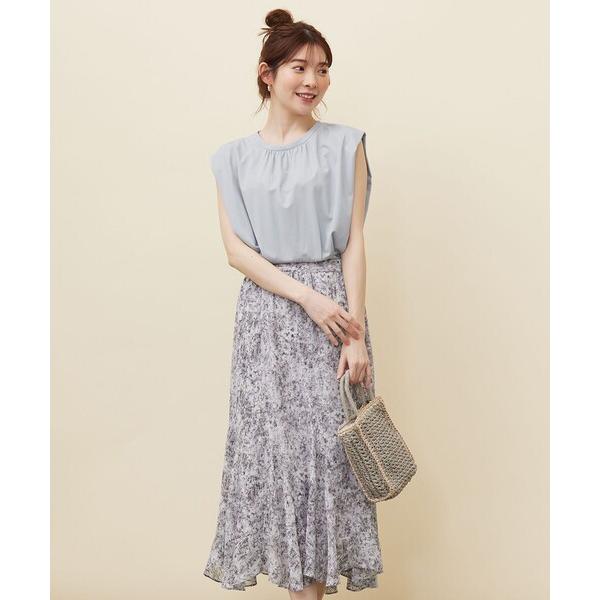 『セール実施中』ZOZO問い合わせ番号:81726844ショップ:ANY SIS，エニィ スィスブランド:ANY SIS，エニィスィス商品名:【2SET】コンパクトトップス×ミスティプリントスカート セットアップカテゴリ:ジャケット/アウタ...