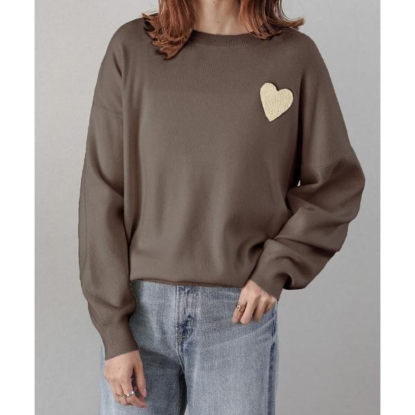 『タイムセール実施中』ZOZO問い合わせ番号:81727660ショップ:SUGAR BISKET，シュガービスケットブランド:La-gemme，ラジェム商品名:ハートロゴニットプルオーバーカテゴリ:トップス>ニット/セーターブランド品...