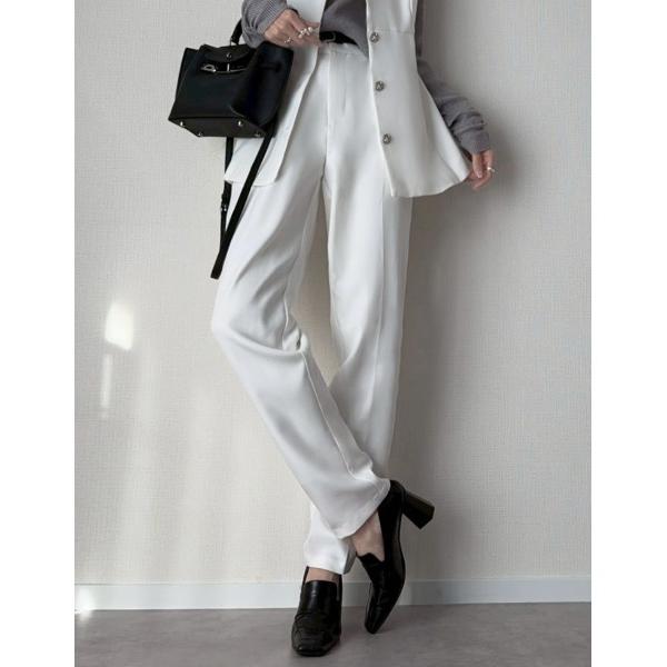 ZOZO問い合わせ番号:81729508ショップ:Re:EDIT，リエディブランド:Re:EDIT，リエディ商品名:[mau×Re:EDIT][mauコラボ][入卒式 セレモニー][低身長/高身長/大きいサイズ有]カットツイルテーパードパン...