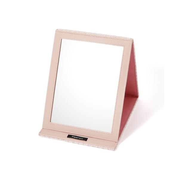 ※このアイテムは返品・交換対象外商品です。ZOZO問い合わせ番号:81764050ショップ:Francfranc，フランフランブランド:Francfranc，フランフラン商品名:ツイード 折り畳みミラー L ピンクカテゴリ:ビューティーグッ...