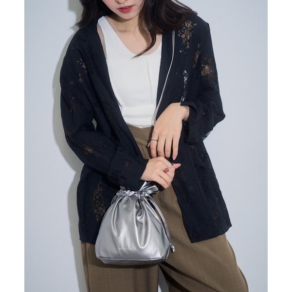 『タイムセール実施中』ZOZO問い合わせ番号:81767112ショップ:SETUP7，セットアップセブンブランド:SETUP7，セットアップセブン商品名:【SETUP7】SPECIAL PU DRAWSTRINGS BAG　巾着バッグ　スマ...