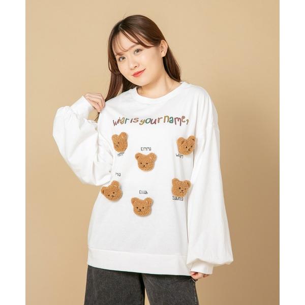 ZOZO問い合わせ番号:81799445ショップ:JEANS MATE，ジーンズメイトブランド:JEANS MATE，ジーンズメイト商品名:【LIVERY/ライブリー】　クマネコまみロンT　アニマルシリーズカテゴリ:トップス>Tシャツ...