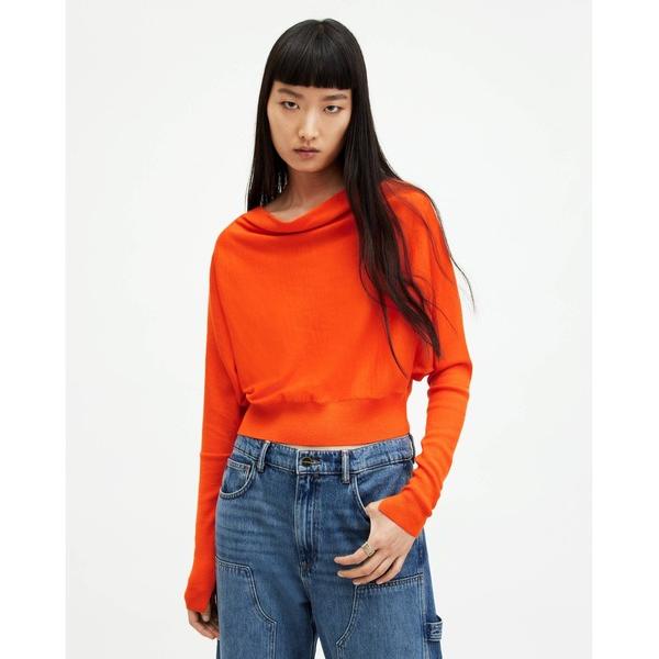『タイムセール実施中』ZOZO問い合わせ番号:81861498ショップ:ALLSAINTS，オールセインツブランド:ALLSAINTS，オールセインツ商品名:RIDLEY CROPPED WOOL JUMPER | RIDLEY クロップド...