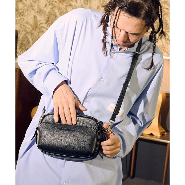 ZOZO問い合わせ番号:81863734ショップ:ONE DAY KMC，ワンデイケイエムシーブランド:ADAM PATEK，アダムパテック商品名:ADAMPATEK/shrink leather mini camera bag/レザーミニ...