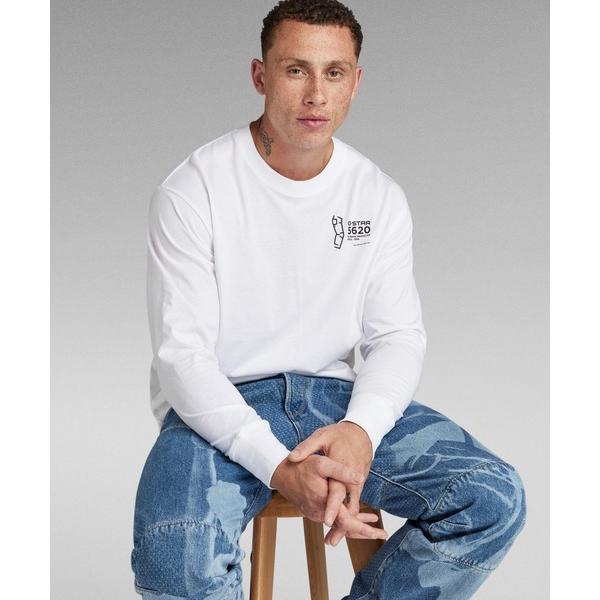 『セール実施中』ZOZO問い合わせ番号:81929967ショップ:G-STAR RAW，ジースター・ロゥブランド:G-STAR，ジースター商品名:5620 BOXY T-SHIRT/バックプリントオーバーサイズロンTカテゴリ:トップス&gt...