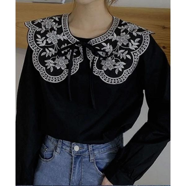 ZOZO問い合わせ番号:81930033ショップ:Mayree，メイリーブランド:Mayree，メイリー商品名:【resonance】レース レトロ花柄 刺繍 つけ襟【マルチウェイ】カテゴリ:ファッション雑貨>付け襟ブランド品番:TK...