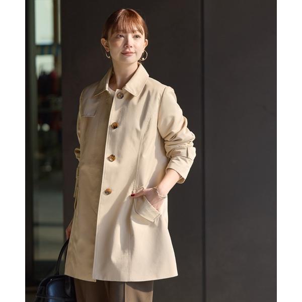 『タイムセール実施中』ZOZO問い合わせ番号:81930484ショップ:Bonjour Sagan，ボンジュールサガンブランド:RIRIYANO，リリヤーノ商品名:ブライトツイルステンカラートレンチコートカテゴリ:ジャケット/アウター&gt...