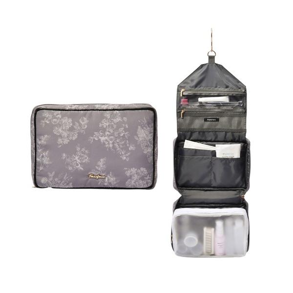 ZOZO問い合わせ番号:81932908ショップ:Francfranc，フランフランブランド:Francfranc，フランフラン商品名:クラシックフラワー ハンギングポーチ L ダークグレー　撥水加工 旅行 トラベルカテゴリ:雑貨/ホビー&...