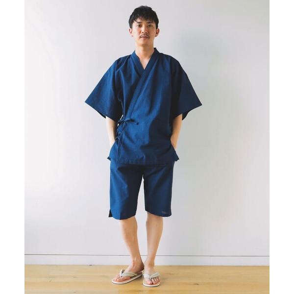 ZOZO問い合わせ番号:81963712ショップ:BEAMS MEN，ビームス メンブランド:BEAMS JAPAN，ビームス　ジャパン，BEAMS，ビームス商品名:長尾織布 / 別注 しじら織り 甚平カテゴリ:水着/着物・浴衣>浴衣...