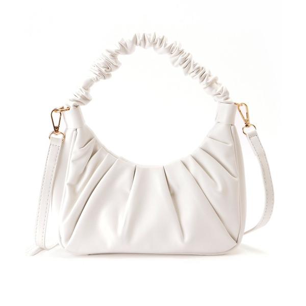 『タイムセール実施中』ZOZO問い合わせ番号:81967693ショップ:Lace Ladies，レースレディースブランド:Lace Ladies，レースレディース商品名:2WAYギャザー コンパクト ショルダーバッグカテゴリ:バッグ>...