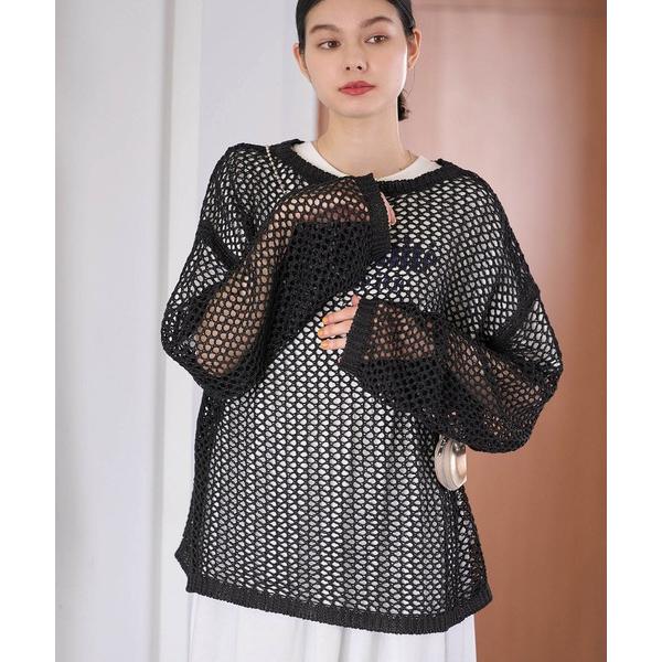 『タイムセール実施中』ZOZO問い合わせ番号:81967839ショップ:ROPE' PICNIC，ロぺピクニックブランド:ROPE' PICNIC，ロペピクニック商品名:メッシュニットトップスカテゴリ:トップス>ニット/セーターブラン...