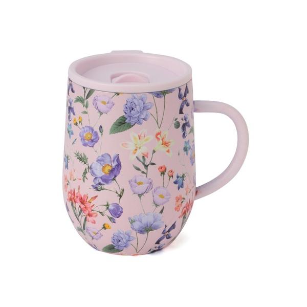 ZOZO問い合わせ番号:81971037ショップ:Francfranc，フランフランブランド:Francfranc，フランフラン商品名:フタ付き ステンレスサーモマグ 320ml マルチフラワー ピンクカテゴリ:食器/キッチン>グラス...