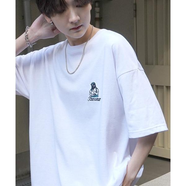 『タイムセール実施中』ZOZO問い合わせ番号:81972089ショップ:CONFIRM，コンファームブランド:ILL'S，イルズ商品名:新柄追加 ワンポイント刺繍ロゴ ヒゲおじ / デイリーウォーキング ビッグシルエット半袖Tシャツ カット...
