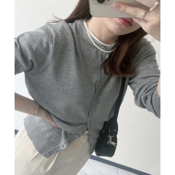 ZOZO問い合わせ番号:82035710ショップ:kobelettuce，コウベレタスブランド:KOBE LETTUCE，コウベレタス商品名:[ VネックorUネック ] 春夏秋冬着られる UVカットベーシックニットカーディガンカテゴリ:ト...