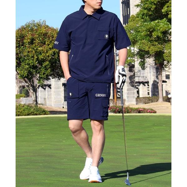 『タイムセール実施中』ZOZO問い合わせ番号:82036178ショップ:TopIsm，トップイズムブランド:GIORNO SEVEN，ジョルノセブン，TopIsm，トップイズム商品名:多機能 4WAY ナイロンストレッチ ゴルフ上下セットア...