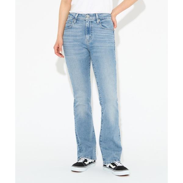 『タイムセール実施中』ZOZO問い合わせ番号:82036728ショップ:Levi's，リーバイスブランド:Levi's，リーバイス商品名:Levi's/リーバイス 725(TM) ハイウエスト ブーツカット ライトインディゴ BLUE WA...