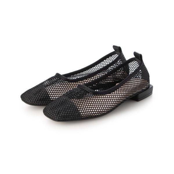 『セール実施中』ZOZO問い合わせ番号:82069559ショップ:Mode et Jacomo×ing，モードエジャコモ イングブランド:carino，カリーノ商品名:メッシュスクエアトゥバレエシューズカテゴリ:シューズ>バレエシュー...