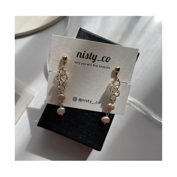 ZOZO問い合わせ番号:82071392ショップ:TONE，トーンブランド:tone，トーン商品名:【nisty_co】mii(MA)カテゴリ:アクセサリー>イヤリングブランド品番:nisty co 008E原産国:日本カラー:ゴール...