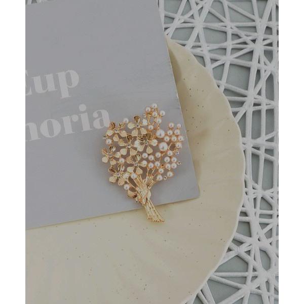 ZOZO問い合わせ番号:82103914ショップ:Mayree，メイリーブランド:Mayree，メイリー商品名:【resonance】フラワーモチーフ ブーケ/リース ブローチ【マルチウェイ/オケージョン】カテゴリ:アクセサリー>ブロ...