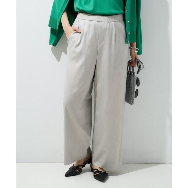 『タイムセール実施中』ZOZO問い合わせ番号:82104008ショップ:INDIVI，インディヴィブランド:INDIVI，インディヴィ商品名:【褒められパンツ／洗える】ウエストゴムワイドタックパンツカテゴリ:パンツ>その他パンツブラン...