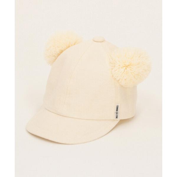 『タイムセール実施中』※このアイテムは返品・交換対象外商品です。ZOZO問い合わせ番号:82105159ショップ:COMME CA ISM，コムサイズムブランド:COMME CA ISM，コムサイズム商品名:ぼんてん 耳付きキャップカテゴリ...