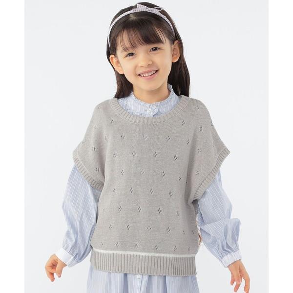 『タイムセール実施中』ZOZO問い合わせ番号:82136844ショップ:SHIPS KIDS，シップス キッズブランド:SHIPS，シップス商品名:SHIPS KIDS:100〜125cm / サマーニット ベストカテゴリ:トップス>...