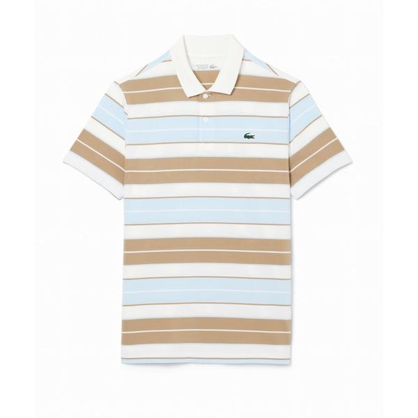 『セール実施中』ZOZO問い合わせ番号:82171068ショップ:LACOSTE，ラコステブランド:LACOSTE，ラコステ商品名:UVカット UPF50+ マルチカラーボーダーウルトラドライポロシャツカテゴリ:トップス>ポロシャツブ...
