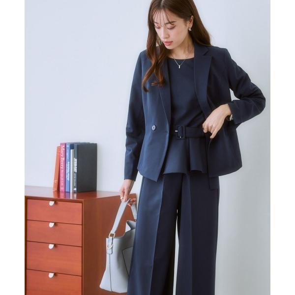 『タイムセール実施中』ZOZO問い合わせ番号:82174080ショップ:nissen，ニッセンブランド:7days Life Styling，セブンデイズライフスタイリング商品名:【レディーススーツ】3点セットスーツ（ダブルブレストテーラー...