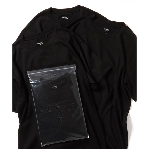 ZOZO問い合わせ番号:82175916ショップ:GARDEN，ガーデンブランド:CRIMIE，クライミー商品名:CREW NECK T-SHIRT 2P + 1P SERVICE 3P PACK / 無地クルーネック 2P + 1P サー...