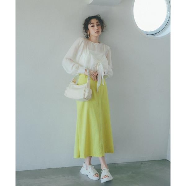 『セール実施中』ZOZO問い合わせ番号:82206467ショップ:VIS，ビスブランド:VIS，ビス商品名:美easyリネンライクAラインスカート【洗える】【低身長〜高身長】カテゴリ:スカート>スカートブランド品番:2024-A-BV...