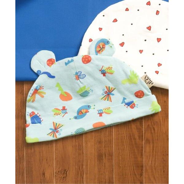 『セール実施中』※このアイテムは返品・交換対象外商品です。ZOZO問い合わせ番号:82207616ショップ:F.O.Online Store，エフオーオンラインストアブランド:BREEZE，ブリーズ商品名:総柄耳付きベビー帽 マイファースト...