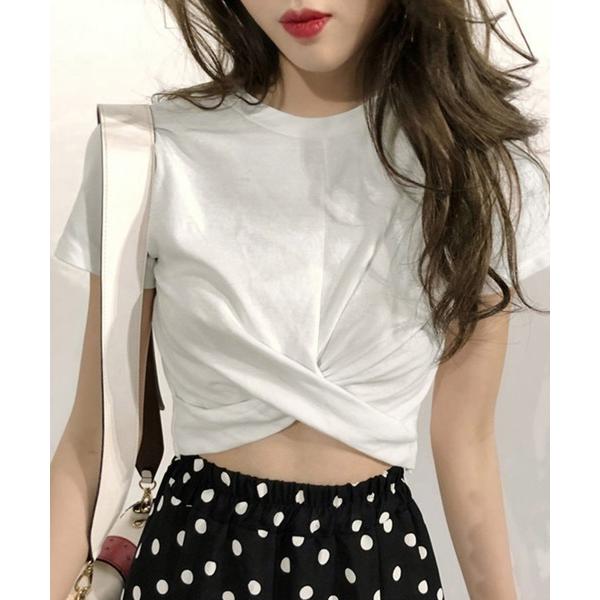 『タイムセール実施中』ZOZO問い合わせ番号:82269891ショップ:Ada.，エイダブランド:Miniministore，ミニミニストア商品名:セクシーチビt ショート丈tシャツ 韓国カテゴリ:トップス>Tシャツ/カットソーブラン...