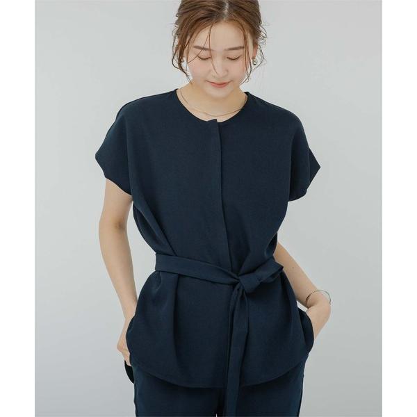 『タイムセール実施中』ZOZO問い合わせ番号:82271099ショップ:ur's，ユアーズブランド:ur's，ユアーズ商品名:フレンチスリーブショルダータックノーカラーブラウスカテゴリ:トップス>シャツ/ブラウスブランド品番:BDXN...