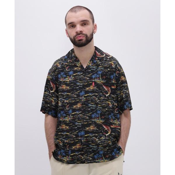 『セール実施中』ZOZO問い合わせ番号:82272825ショップ:AVIREX，アヴィレックスブランド:AVIREX，アヴィレックス商品名:SHORTSLEEVE ALOHA SHIRT MIAMI / 半袖 アロハシャツ マイアミ / A...