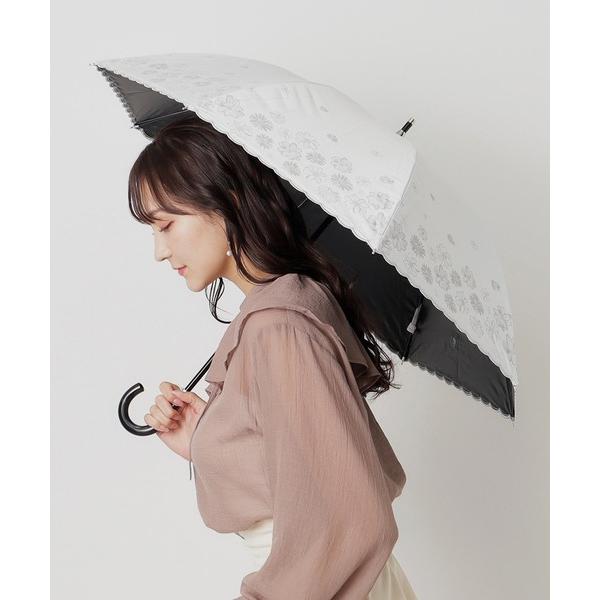 『セール実施中』ZOZO問い合わせ番号:82307004ショップ:MOONBAT，ムーンバットブランド:LANVIN en Bleu，ランバンオンブルー，MOONBAT，ムーンバット商品名:遮光 晴雨兼用 日傘　フラワーグリッターカテゴリ:...