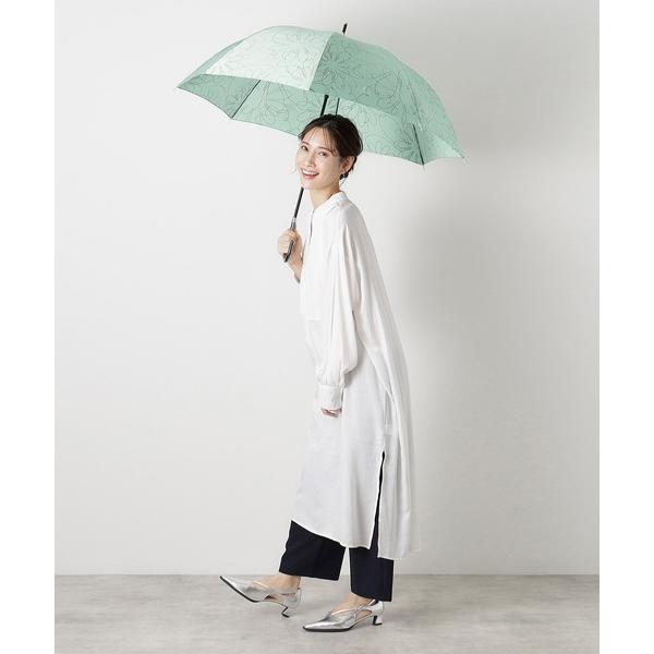 ZOZO問い合わせ番号:82307436ショップ:MOONBAT，ムーンバットブランド:LANVIN en Bleu，ランバンオンブルー，MOONBAT，ムーンバット商品名:長傘 雨傘 耐風 ラインフラワーカテゴリ:ファッション雑貨>...