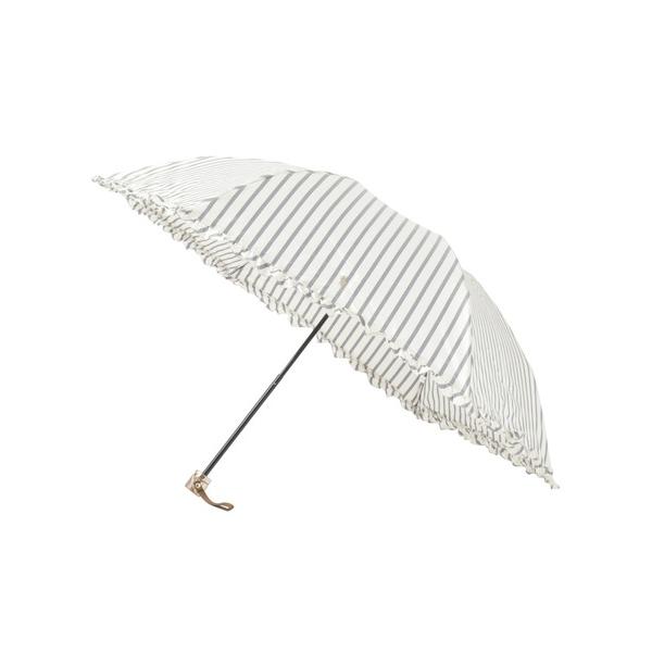 ZOZO問い合わせ番号:82307448ショップ:MOONBAT，ムーンバットブランド:POLO RALPH LAUREN，ポロ ラルフ ローレン商品名:折りたたみ傘 雨傘 ストライプフリルカテゴリ:ファッション雑貨>折りたたみ傘ブラ...